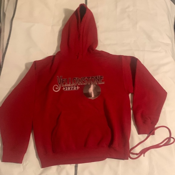 Shirts | Vintage Hoodie Yellowstone 1872 | Poshmark